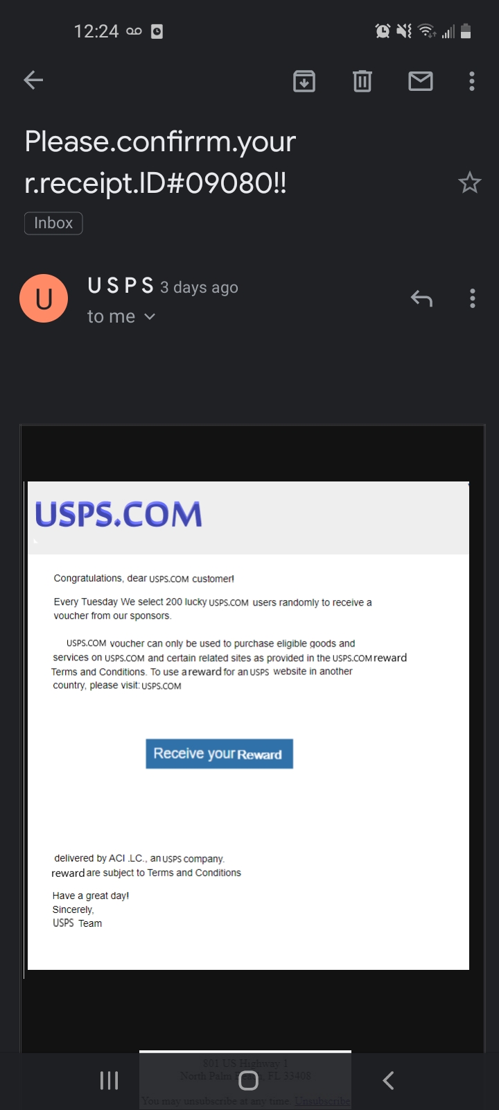 [Scam Alert] USPS Voucher Phishing Email | Trend Micro News