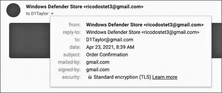 Windows Defender Order Email Scam | Trend Micro News