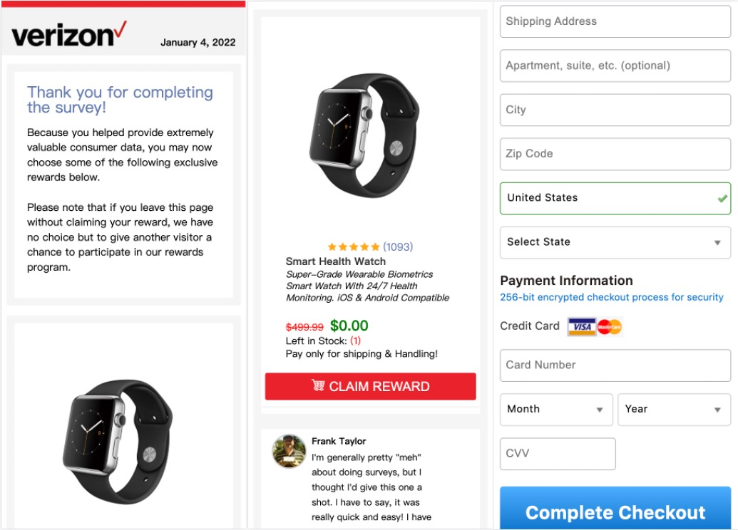 Spot the Phishing Scams: CloutZap, HSBC, Shipment Tracking, Verizon ...