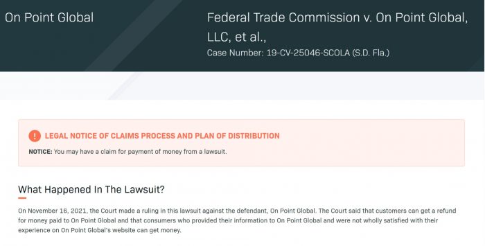 On Point Global Claim Form Is Legit! | Trend Micro News