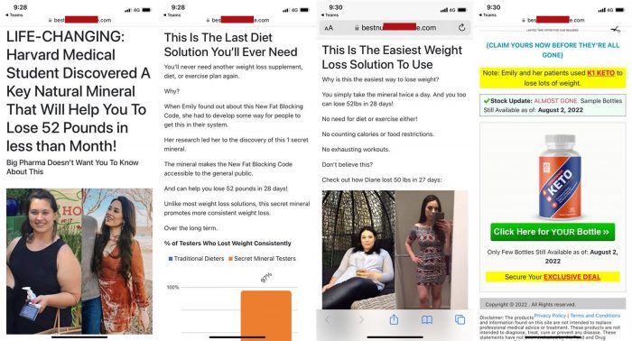 Keto Blast and CBD Gummy Scams | Trend Micro News