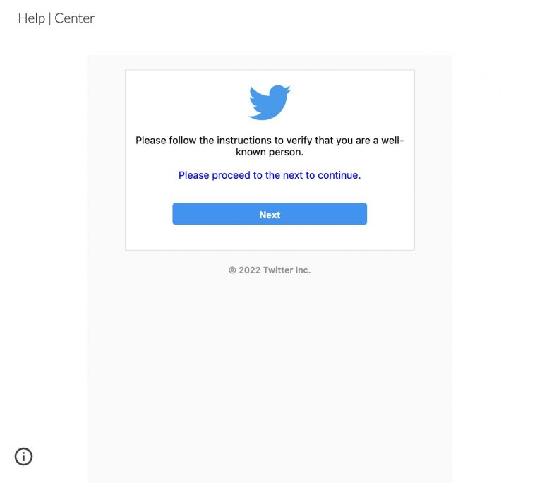 Twitter Verification Phishing Email – “Blue Check” Scam Alert | Trend ...