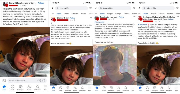 Tyler Griffin Missing Boy Scam | Trend Micro News