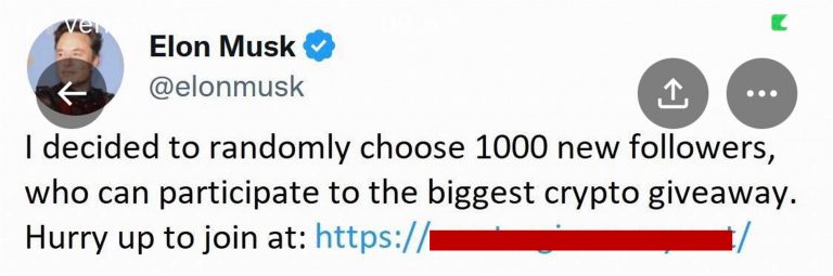 Elon Musk “Freedom Giveaway” Crypto Scam Spread on Twitter | Trend ...