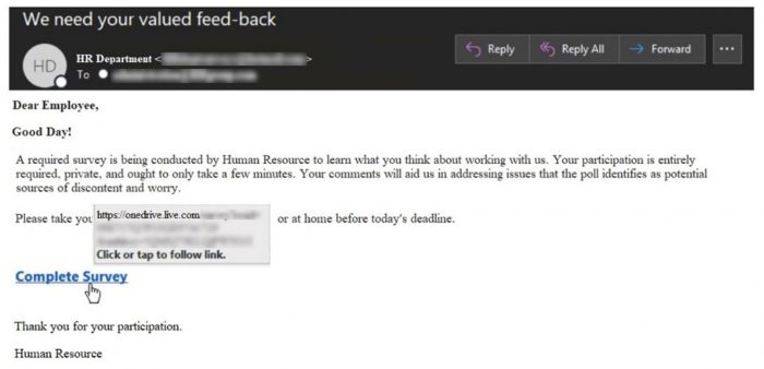 How to Prevent a Microsoft Forms Phishing Attack | Trend Micro News