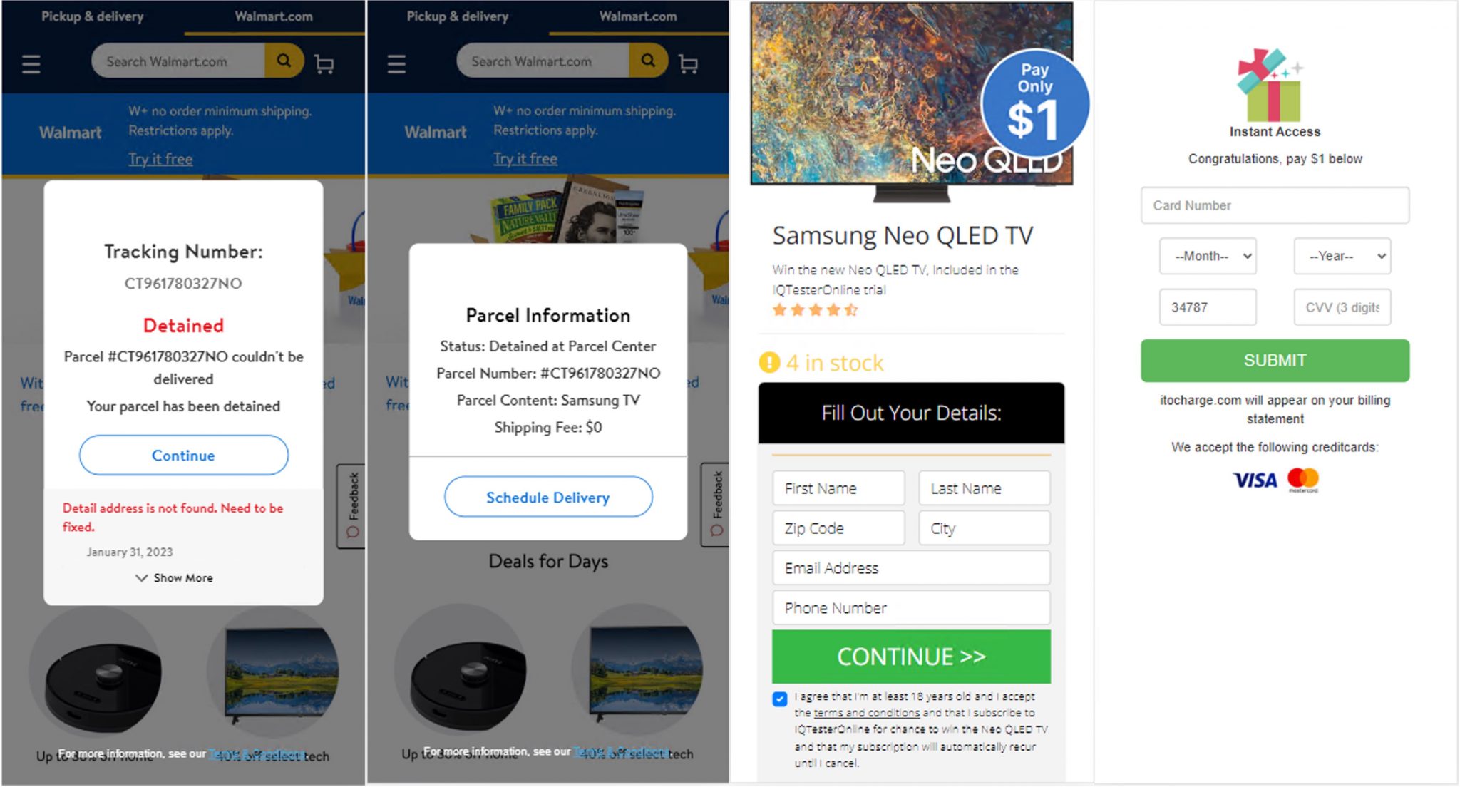 AT&T iPad Scam, Southwest Airlines, Walmart / DHL Shipping Text, and ...