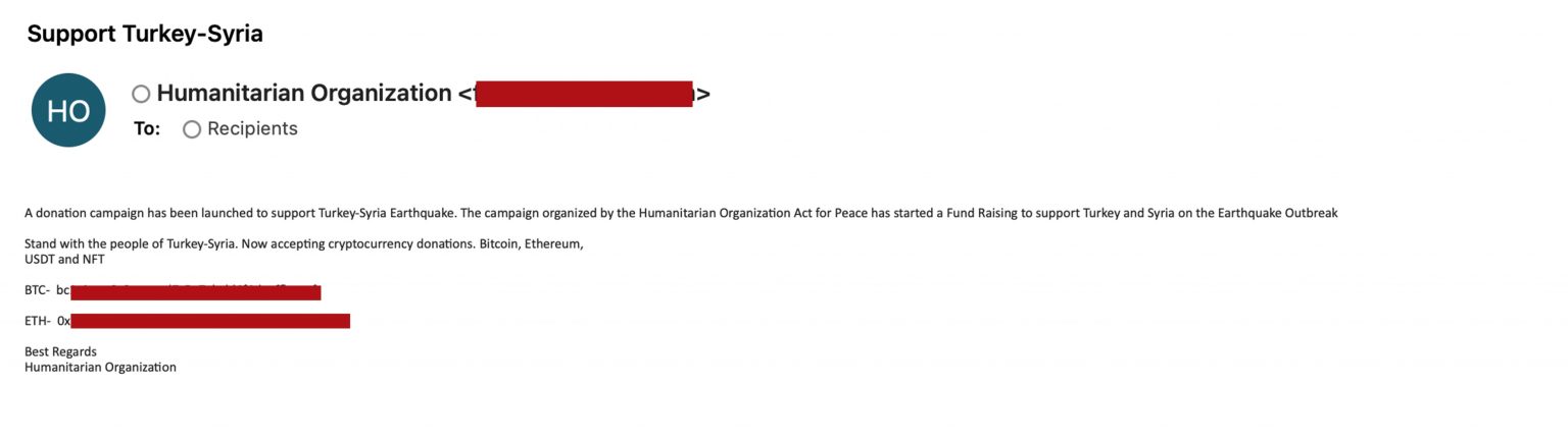 Turkey Earthquake Charity Scams Alert | Trend Micro News