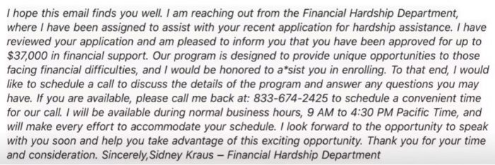 Financial Assistance Department Scam | Trend Micro News