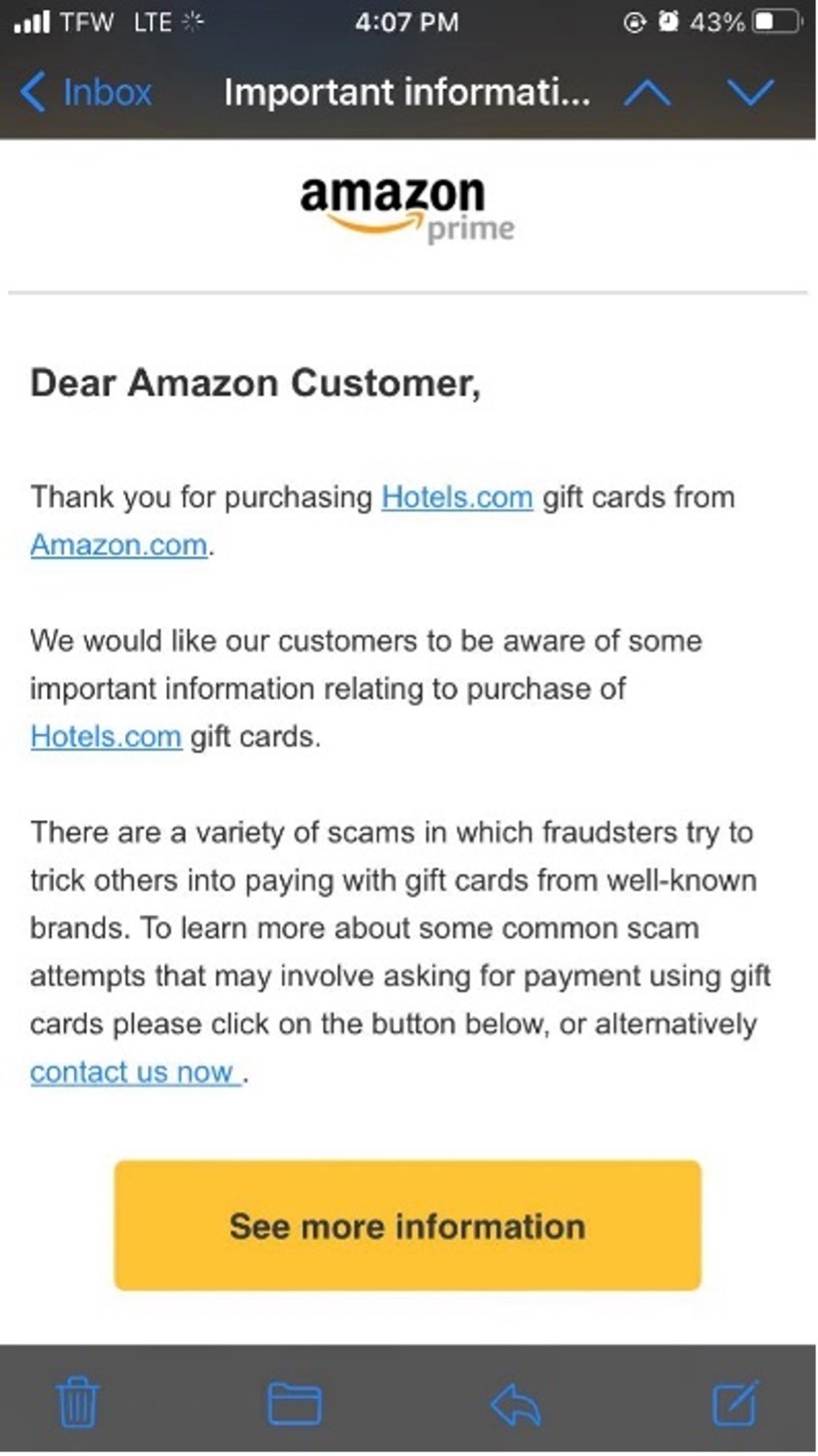 Amazon Gift Card Email Scam (Explained) | Trend Micro News