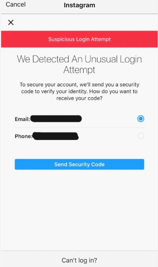 Unauthorized Log-in Attempt Notification Email | Trend Micro News