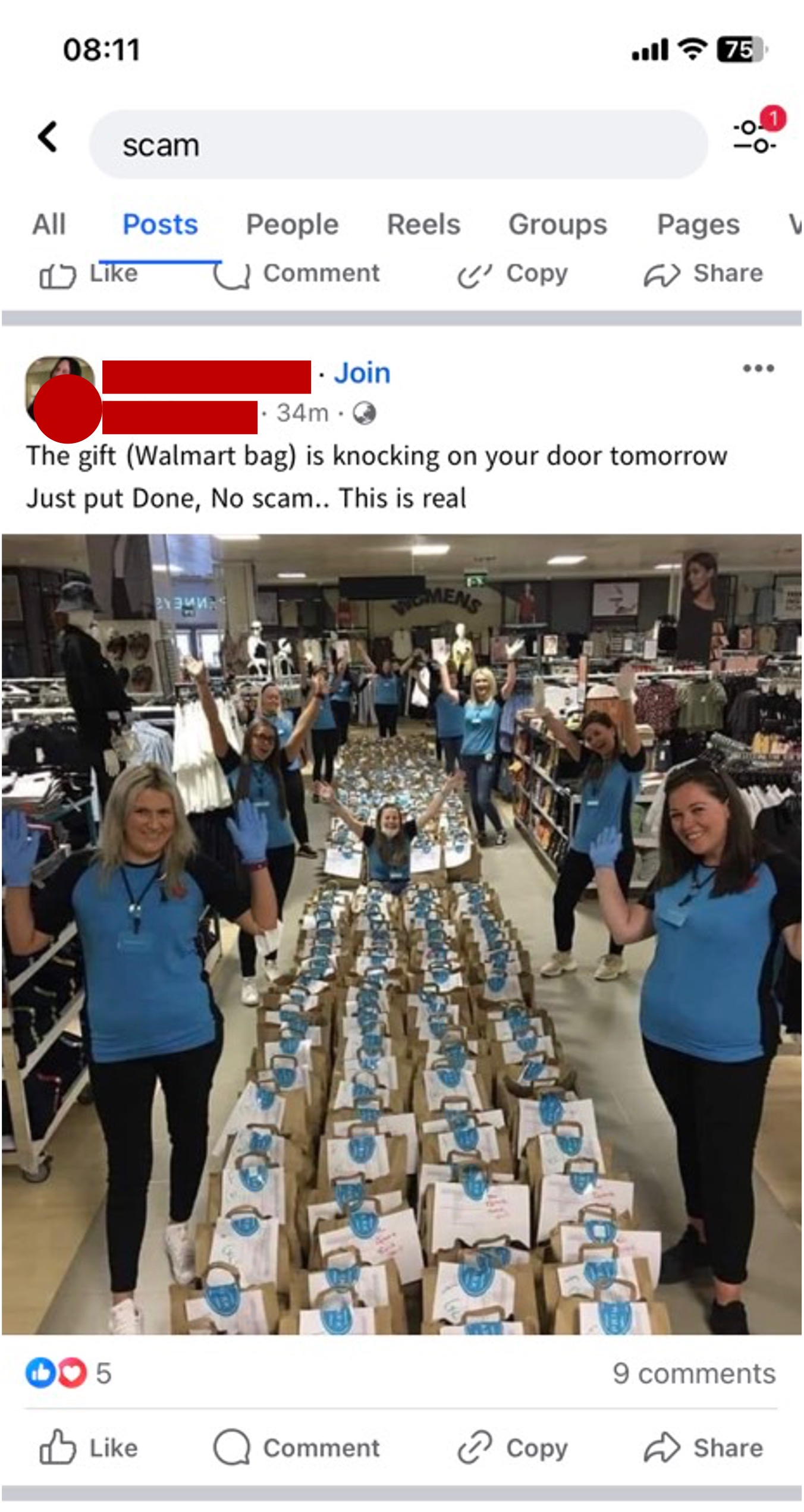 The Gift (Walmart Bag) Scam | Trend Micro News