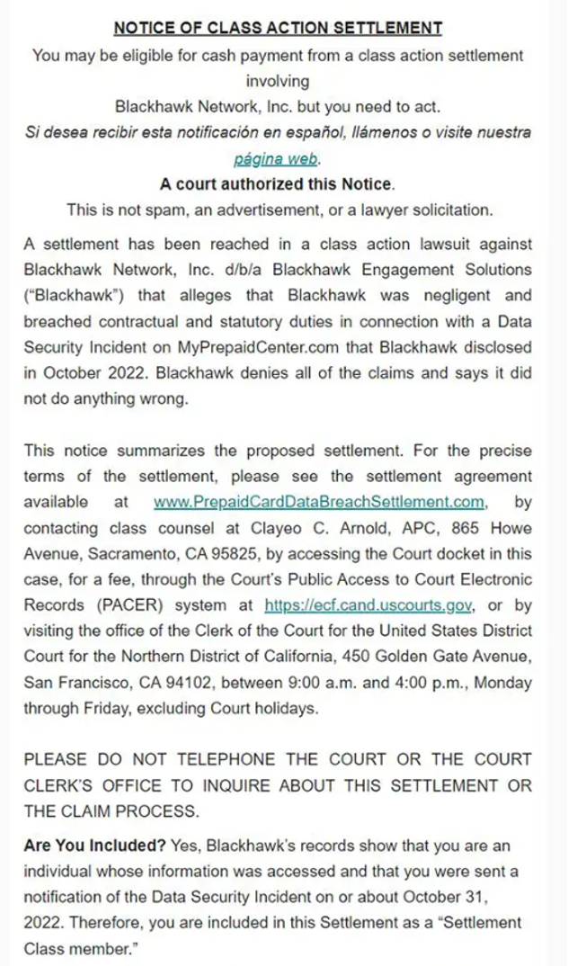 Blackhawk Data Breach Settlement: What You Need to Know | Trend Micro News