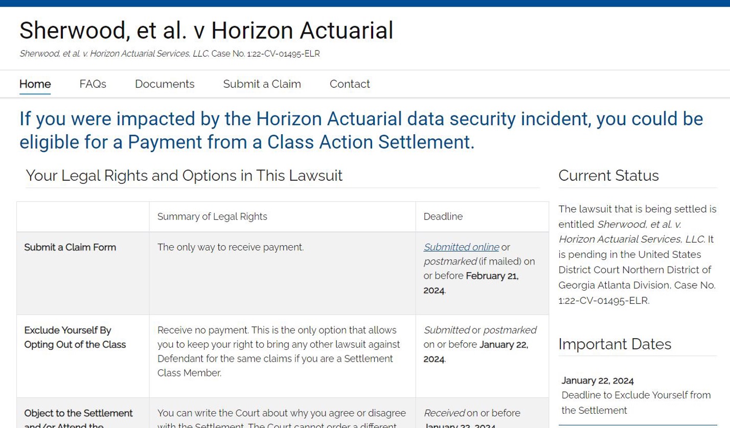 Horizon Settlement: How to Claim Your Share of the Data Breach Payout ...