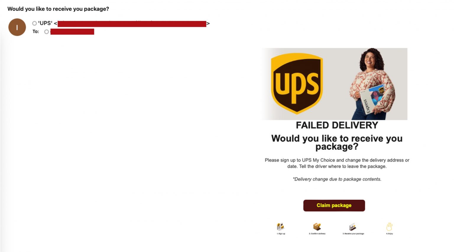 Equifax Text Scam, Netflix Payment Email, and Fake UPS Delivery ...