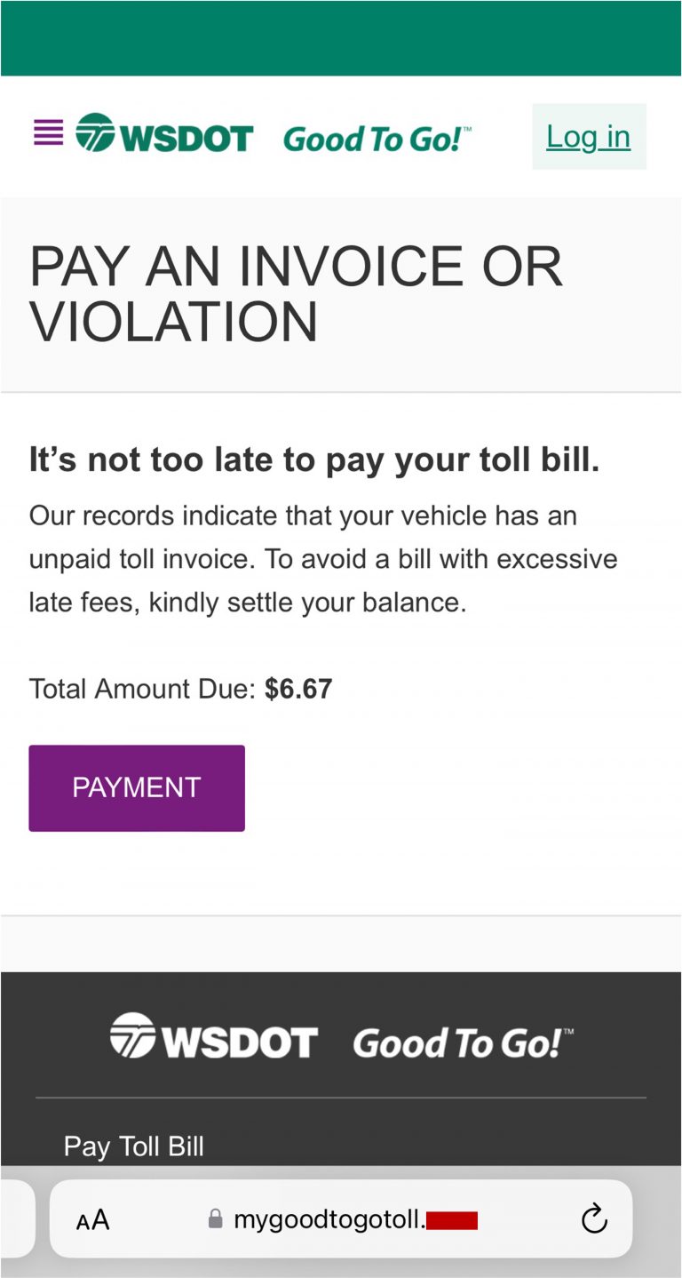 Toll Scams Alert: Illinois Tollway and WSDOT Good To Go! | Trend Micro News