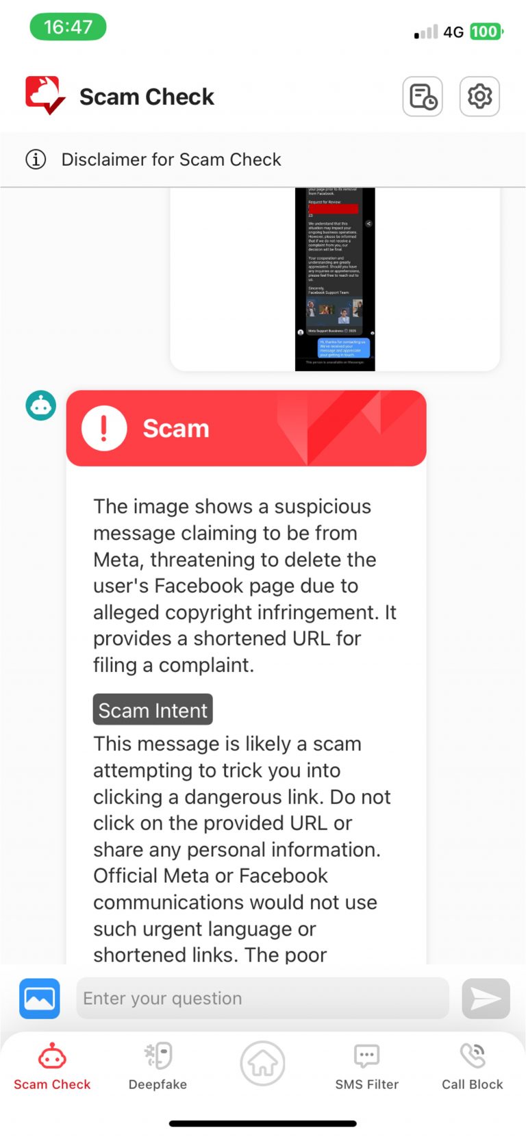 Shorten[.]is Meta Scam: Fake Facebook Support Message | Trend Micro News