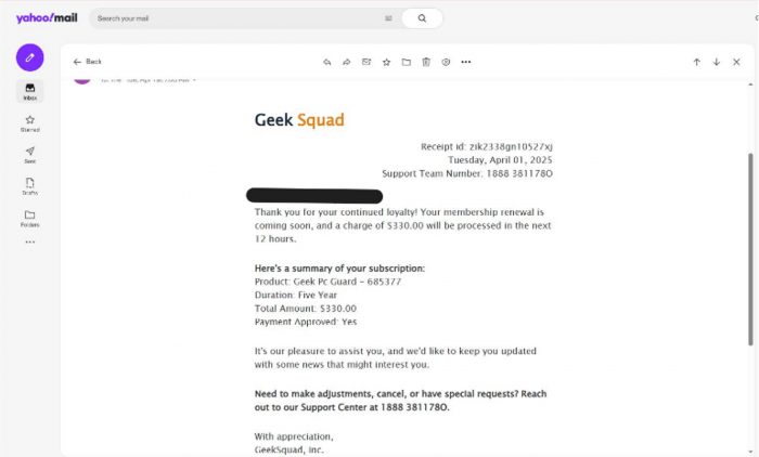 Geek Squad Scam Alert: How to Spot Fake Renewal Emails | Trend Micro News