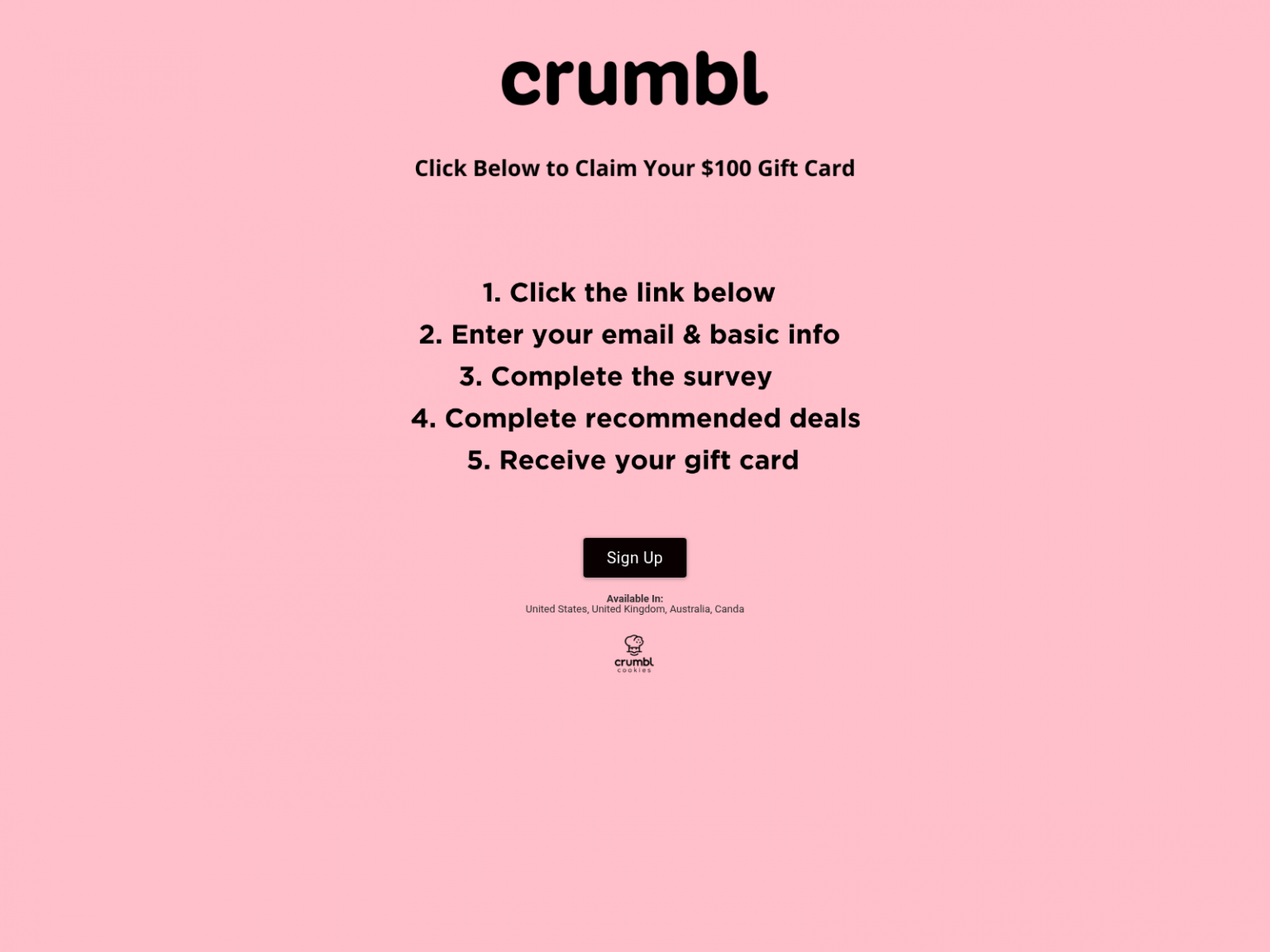Crumbl Cookies Reviewer Scam: Watch Out for this Fake $100 Gift Card ...
