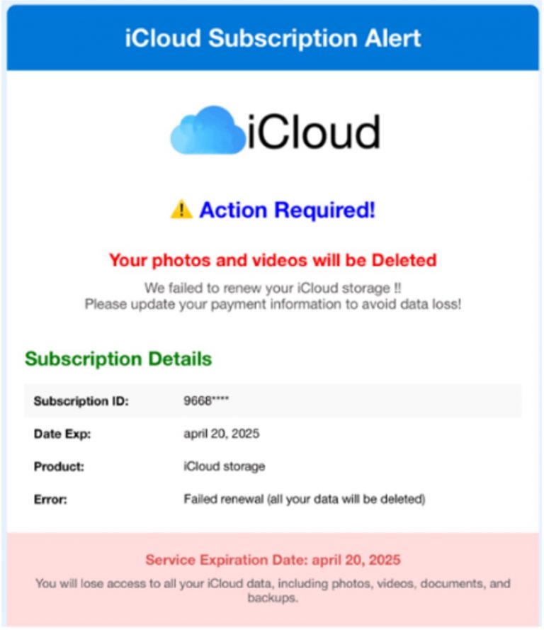 iCloud Storage Scam (Watch Out!) | Trend Micro News
