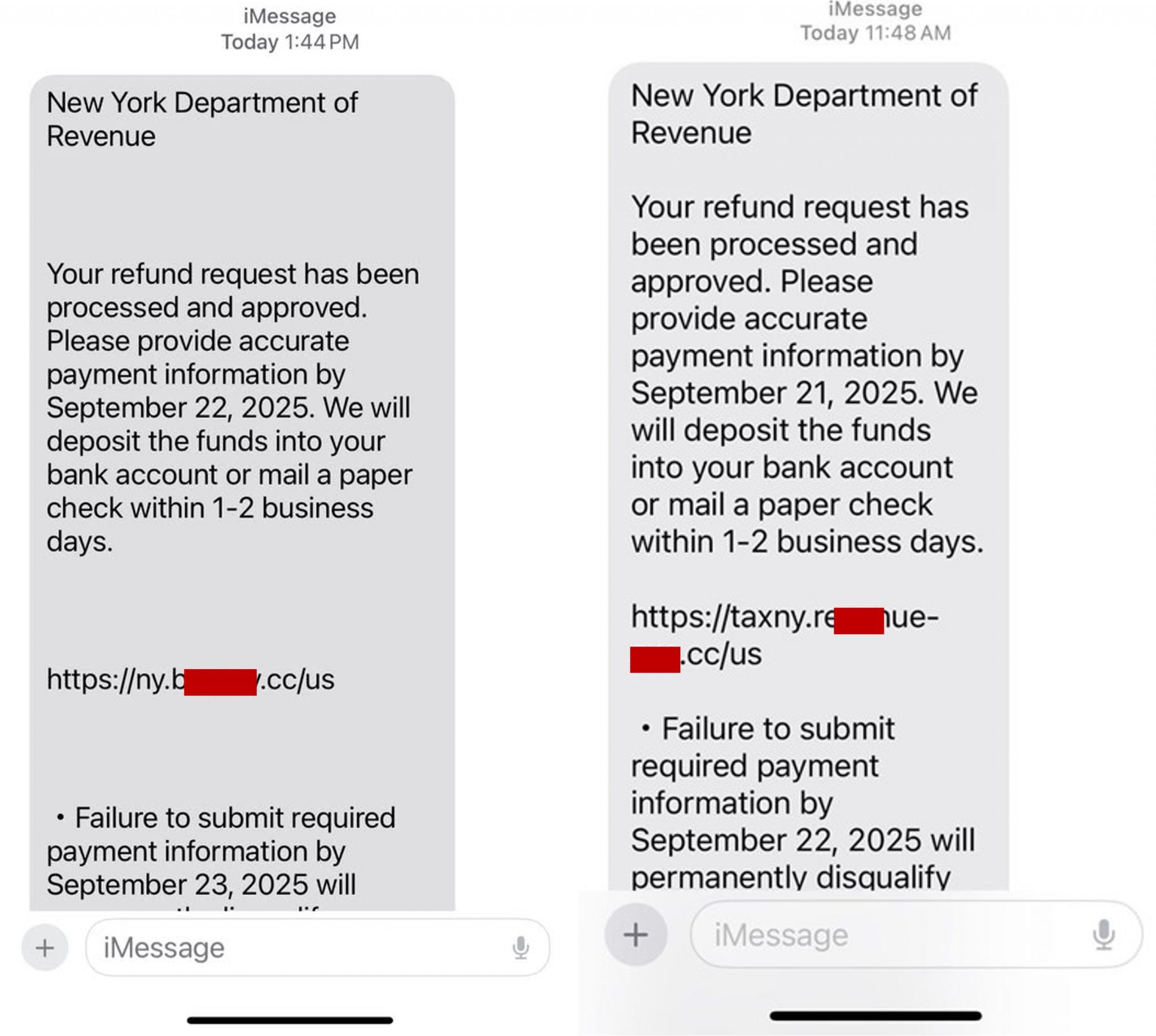 New York Department of Revenue Scam Texts | Trend Micro News