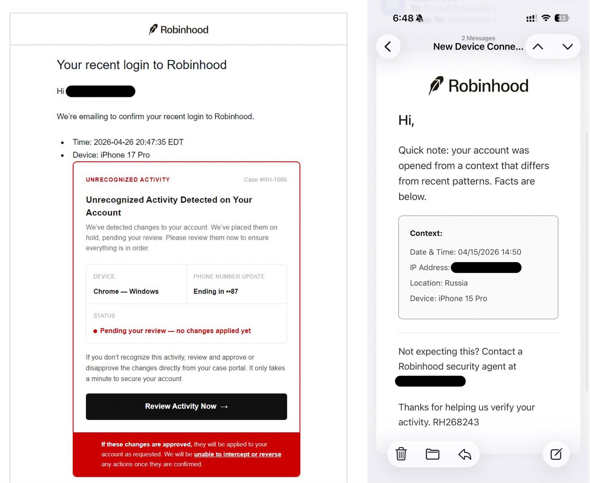 The Robinhood impersonation scam that we should all pay attention to ...